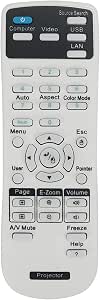 VINABTY Replacement Projector Remote Control Fit for Epson 1547200 EB ...