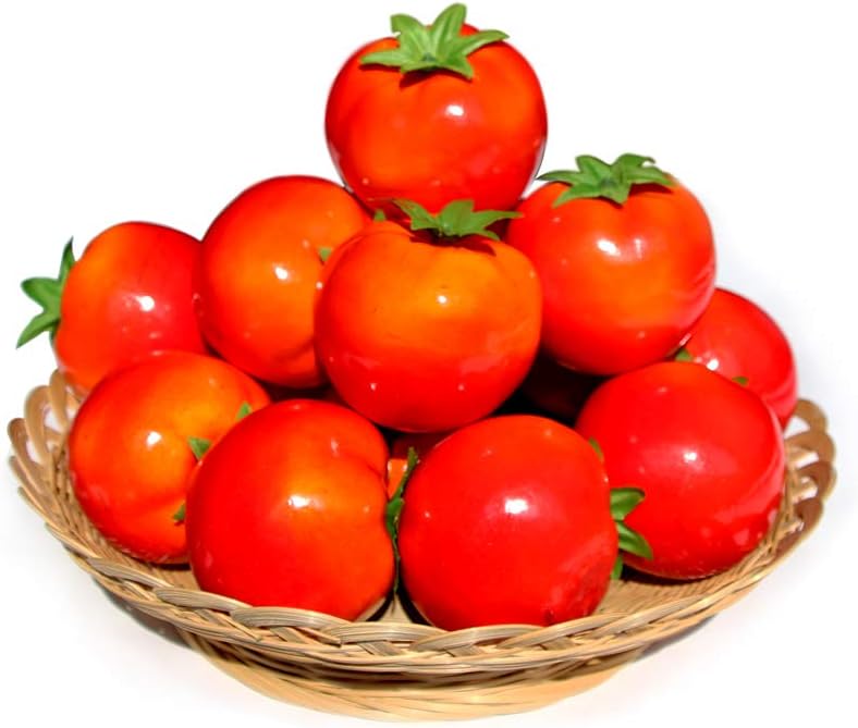 Amazon.com: Lorigun 15 Pcs Artificail Tomatoes, Fake Tomatoes for ...