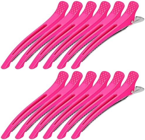 Amazon.com : Hair Clips for Styling Sectioning No Crease No Bend 12Pcs ...