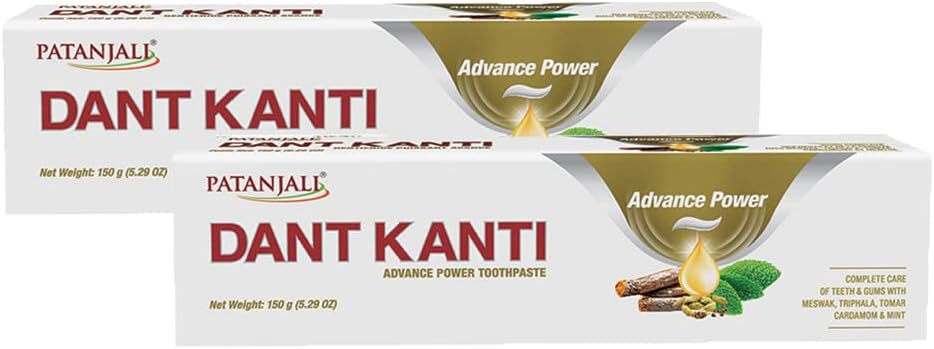 Amazon.com : Patanjali Dant Kanti Natural Toothpaste 100gm (Pack of 10 ...