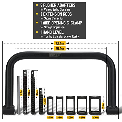 Snapklik.com : Valve Spring Compressor 10-piece, Automotive Small ...