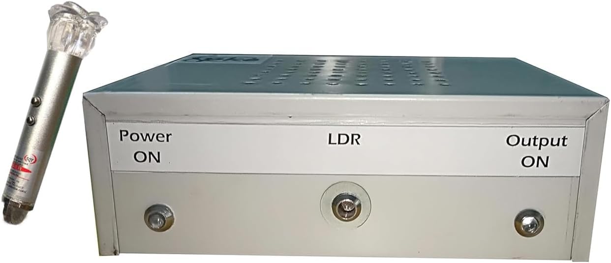 pke Light Laser LDR Switch project with inbuilt Power Supply with Laser ...