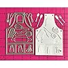 Amazon.com: 1 Pcs Kitchen Apron Cutting Dies,DIY Scrapbooking Artist ...