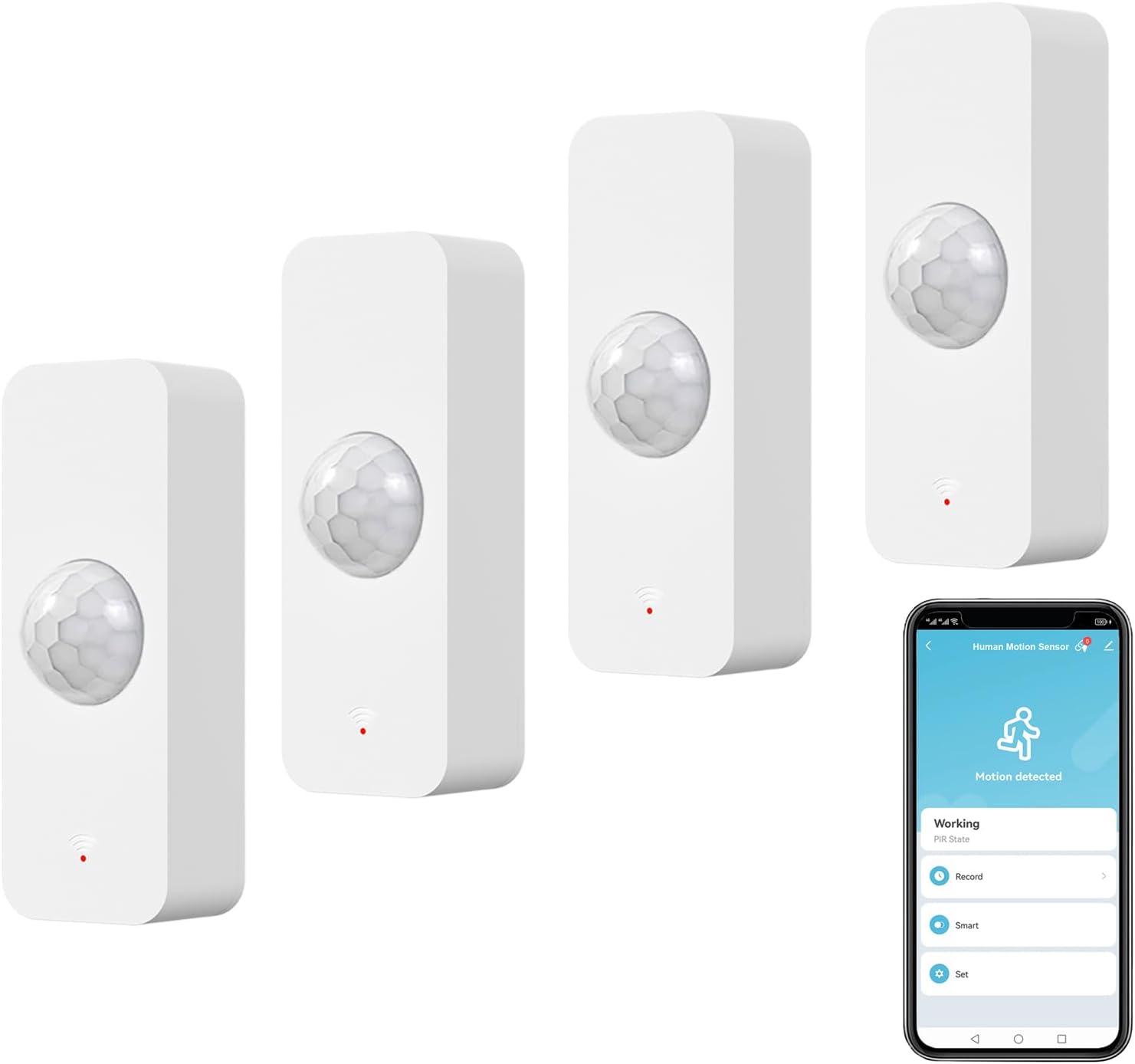 Amazon.com: WiFi PIR Motion Sensor, Wireless Motion Detector, Alexa ...