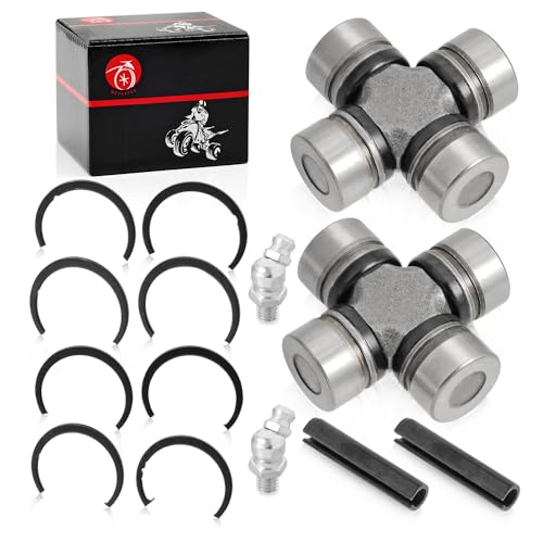 Snapklik.com : 2x Front & Rear Driveshaft U-joint For Polaris Ranger ...