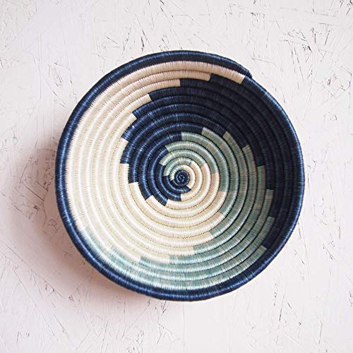 Amazon.com: Small African Basket- Rususa/Rwanda Basket/Woven Bowl/Sisal ...