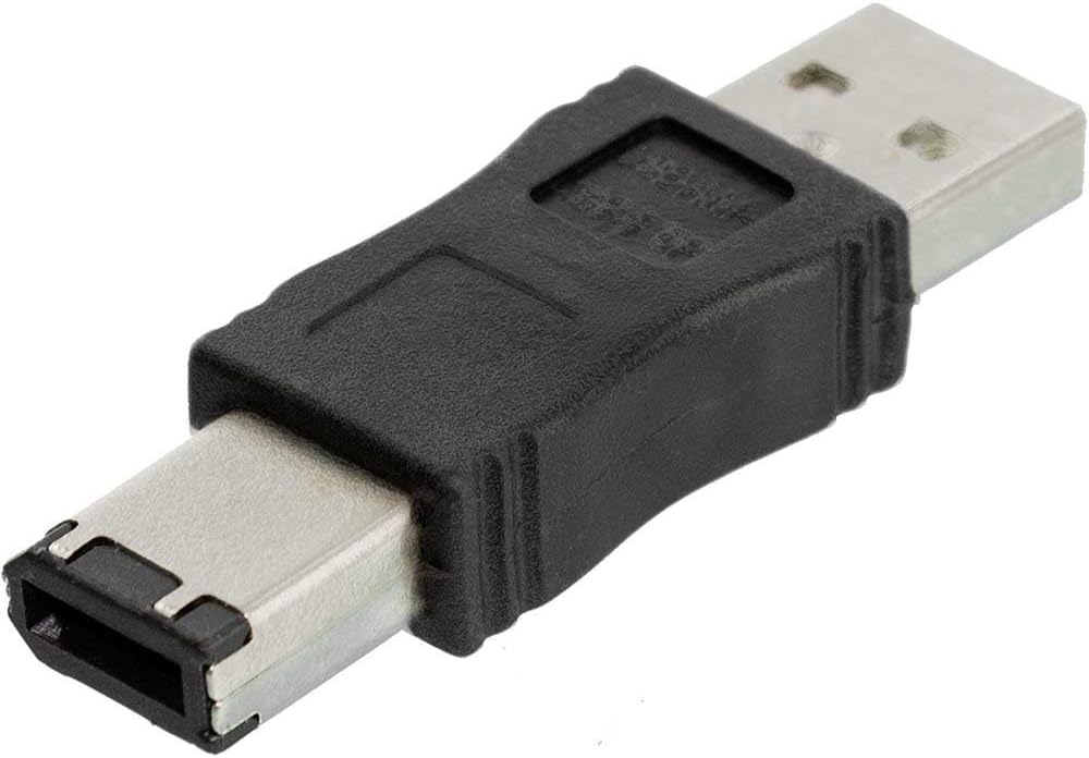 Amazon.com: Toptekits Firewire IEEE 1394 6 Pin Male to USB A Male ...