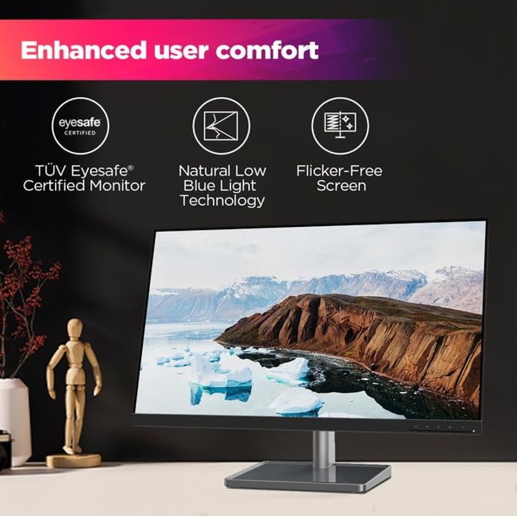 Lenovo L-Series 27 inch (68.58cm) FHD IPS Monitor |16.7m Colors, AMD ...