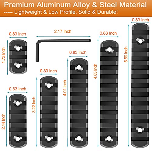 Snapklik.com : REERON Single Picatinny Rails For Mlock,3 5 7 9 11 13 ...