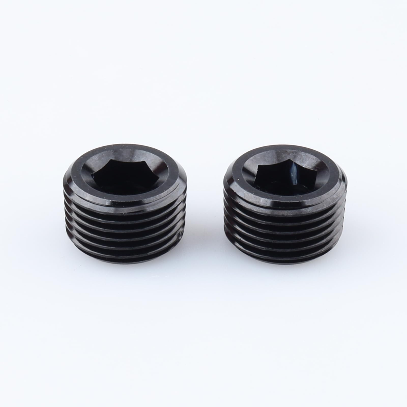 Black Anodized Allen Head Plug AC PERFORMANCE 1" NPT Male Socket Allen ...