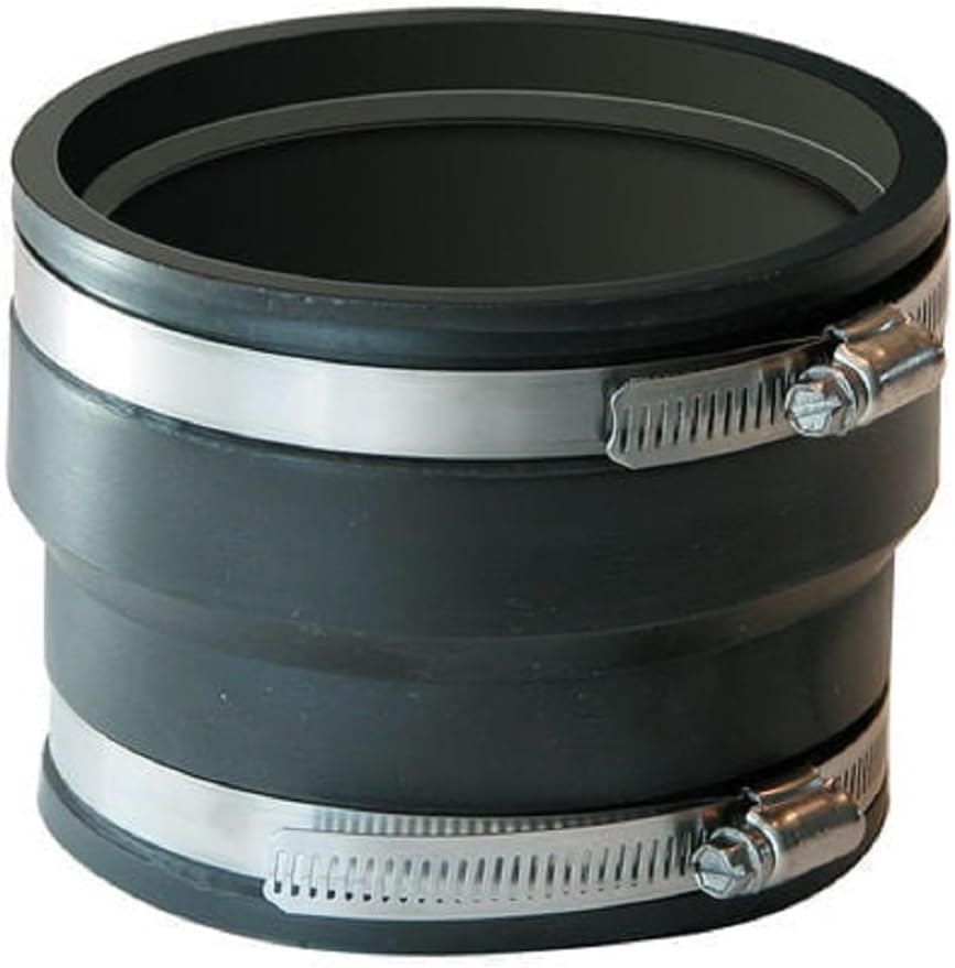 Amazon.com: Fernco P1070-66 Flexible PVC Corrugated Pipe Coupling for ...
