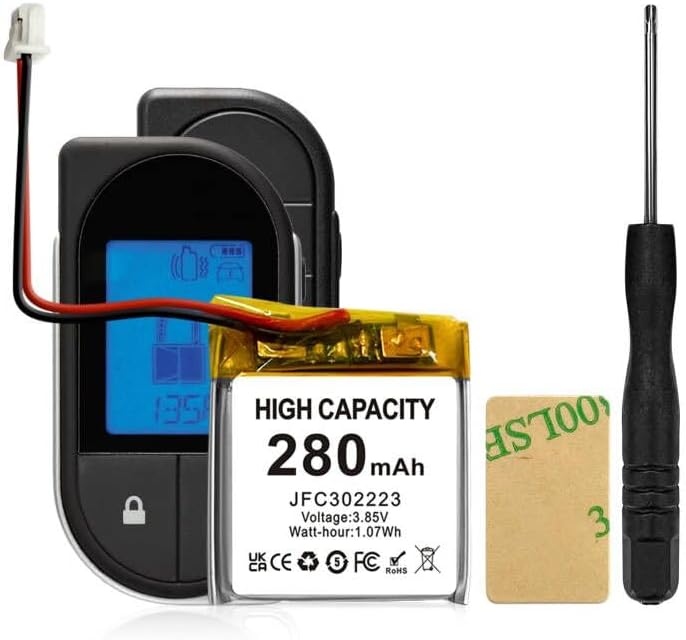 Amazon.com: KOOAQQ JFC302223 Battery, [2025 New Upgrade] 280mAh Replacement Battery for Viper ...