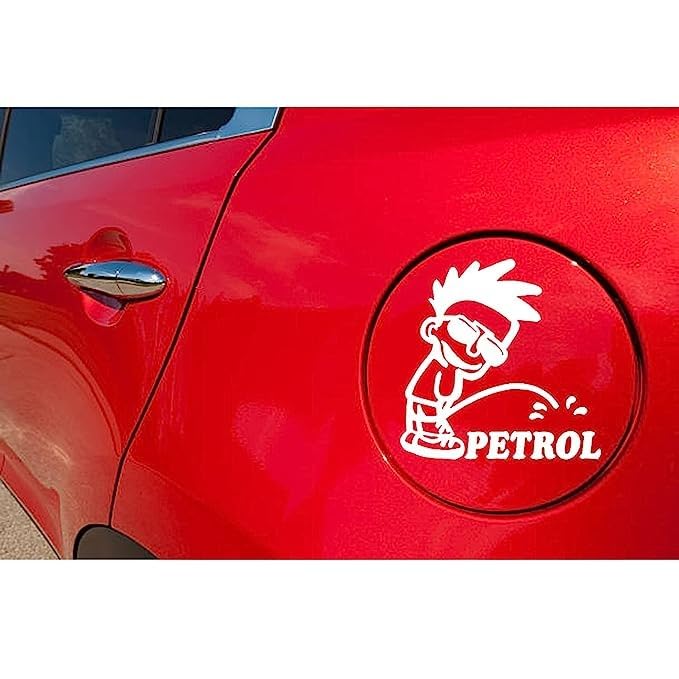 Solomon Enterprises Petrol Sticker for Car Fuel Tank, Branded self ...
