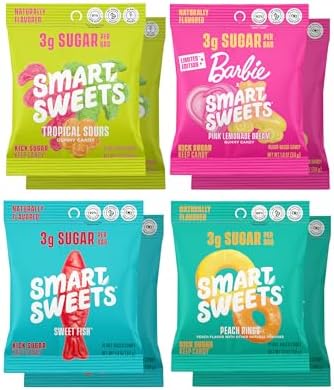 Amazon.com : SmartSweets Variety Pack Candy, 1.8oz (Pack of 8), Candy ...