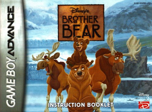 Brother Bear GBA Instruction Booklet (Game Boy Advance Manual only ...