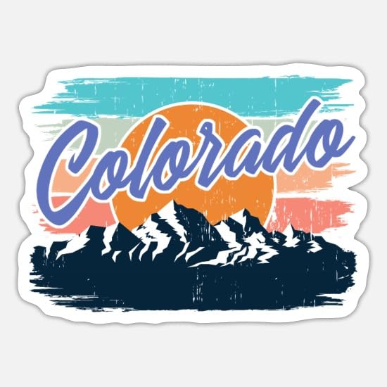Amazon.com - Colorado Sticker USA State Decal for Wall, Laptop, Cell ...