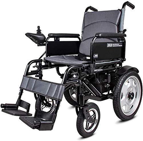 Buy GERUITES Carry Lightweight Folding Electric Wheelchair, Front And ...
