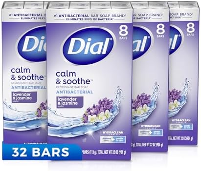 Amazon.com : Dial Complete Antibacterial Deodorant Bar Soap, Lavender ...