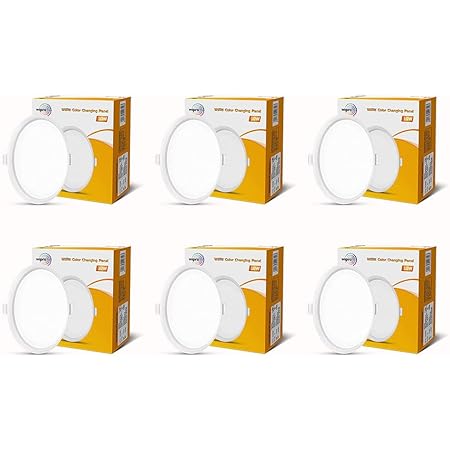 Buy wipro Garnet 10W Wave CCT Round Panel | Colour Changing Panel ...