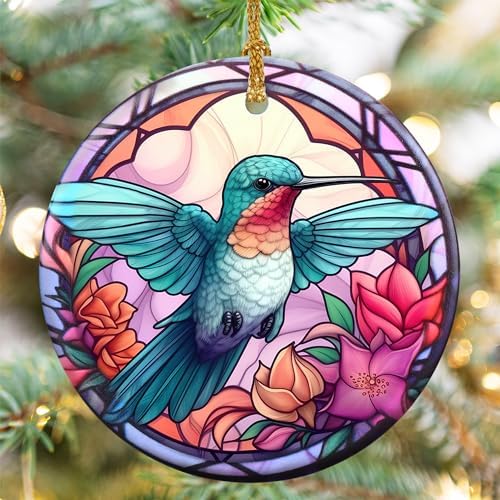 Amazon.com: Hummingbird Christmas Ornaments, Touber Hummingbird Hanging ...