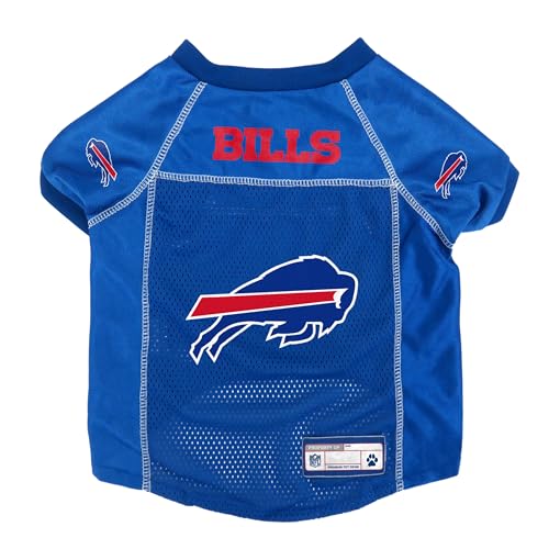 Littlearth NFL Basic Pet Jerseys Buffalo Bills S (Neck: 11", Girth: 13 ...