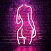 Sugarneon Lady Back Neon Sign, Girls Neon Sign for Wall Decor, Pink Led ...