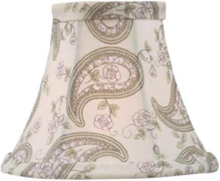 Livex Lighting S106 Bell Clip Chandelier Shade with Corn Silk Fringe ...