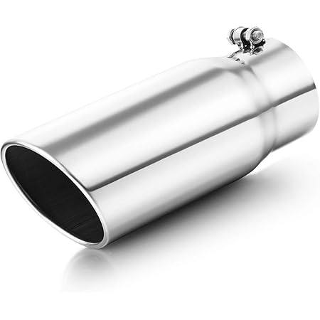 Amazon.com: Upower Diesel Exhaust Tip Turn Down 4 inch inlet 5" outlet ...