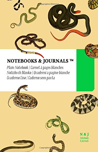 Notebooks & Journals, Snakes (Nature Collection) Large, Plain, Soft ...