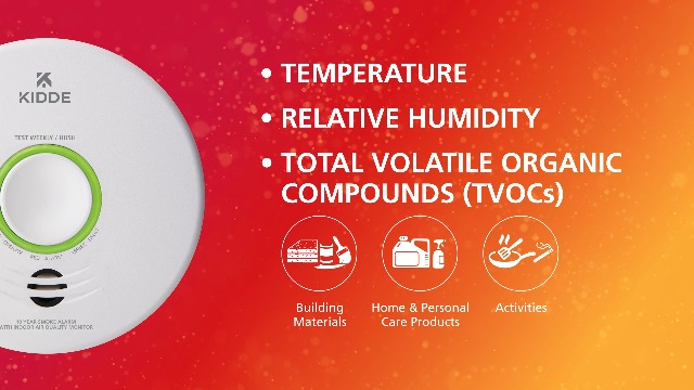Watch Kidde Smart Smoke Detector & IAQ Feature Benefits on Amazon Live