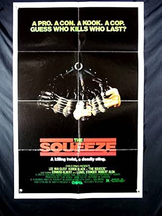 THE SQUEEZE-LEE VAN CLEEF-KAREN BLACK-C7/8-VF/NM-MOVIE POSTER-1978 VG ...