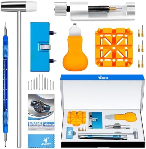 JOREST Watch Repair Tool Kit for Battery Replacement, Strap Adjustment ...