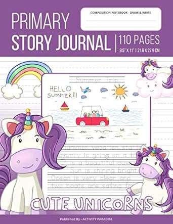 Primary Story Journal Draw and Write: Primary Composition Notebook with ...