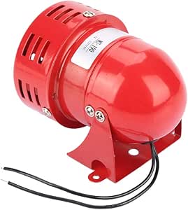 Mini Motor Alarm siren alarm 220V 120DB 25W Red Mini Metal Motor Alarm ...
