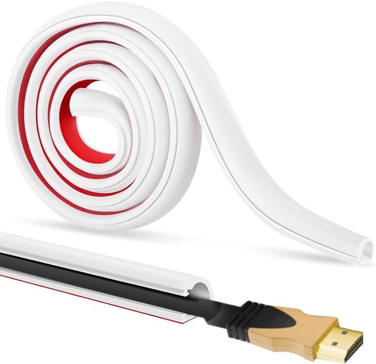 Amazon.com: RPXRPXSide Open One Cord Cable Raceway Wire Cover for Cords ...