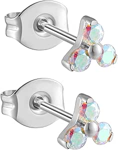 Amazon.com: G23 Titanium Hypoallergenic Earrings Studs F136 Implant ...