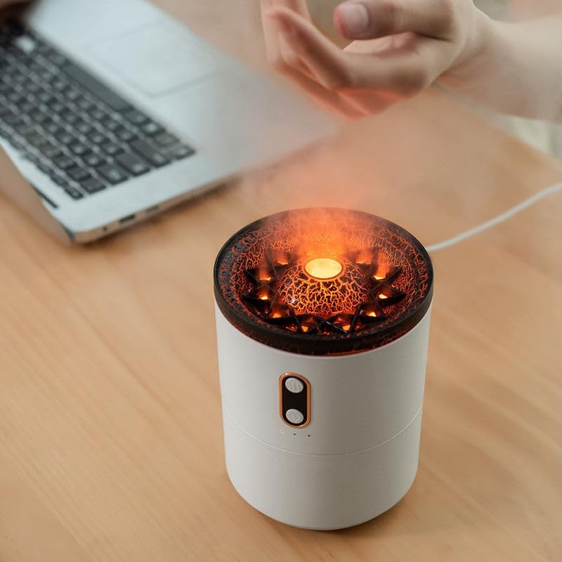 ORLOV Volcano Flame Aromatic Diffuser - Electric Aromatherapy ...