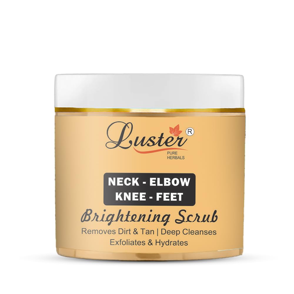 Buy Luster Neck-Elbow & Knee-Feet Brightening Scrub | Scrub with Extra ...