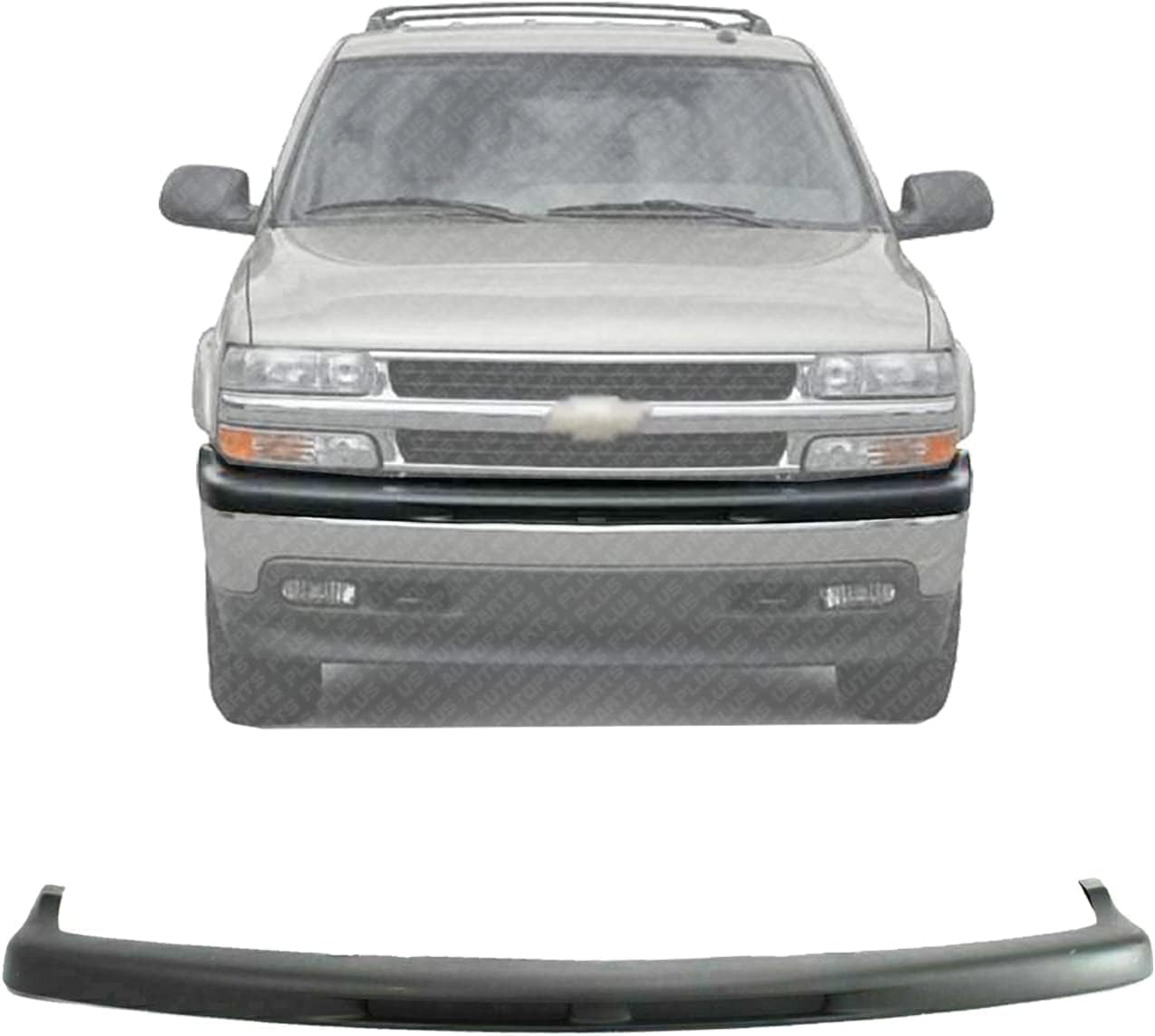 Amazon.com: US AUTO PARTS PLUS Front Bumper Filler Upper Cover Textured ...