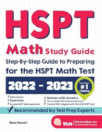 HSPT Math Study Guide: Step-By-Step Guide to Preparing for the HSPT ...
