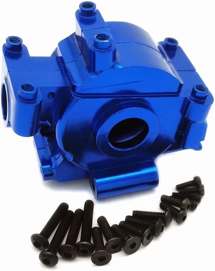 Amazon.com: Aluminum Front Gear Box Bulkhead Blue for Losi 1/10 Baja ...