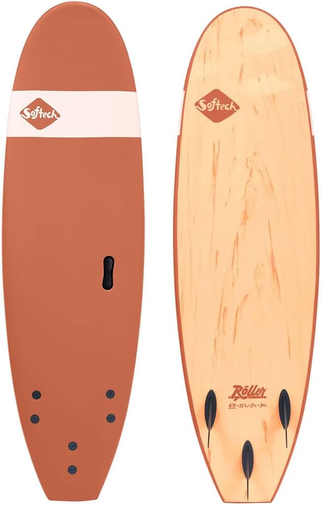 Amazon | Softech SOFTBOARDS ソフテック ROLLER ローラー 6’6 ソフトボード 61L サーフボード 2022年モデル 日本正規品 6’6 CLAY(クレイ ...