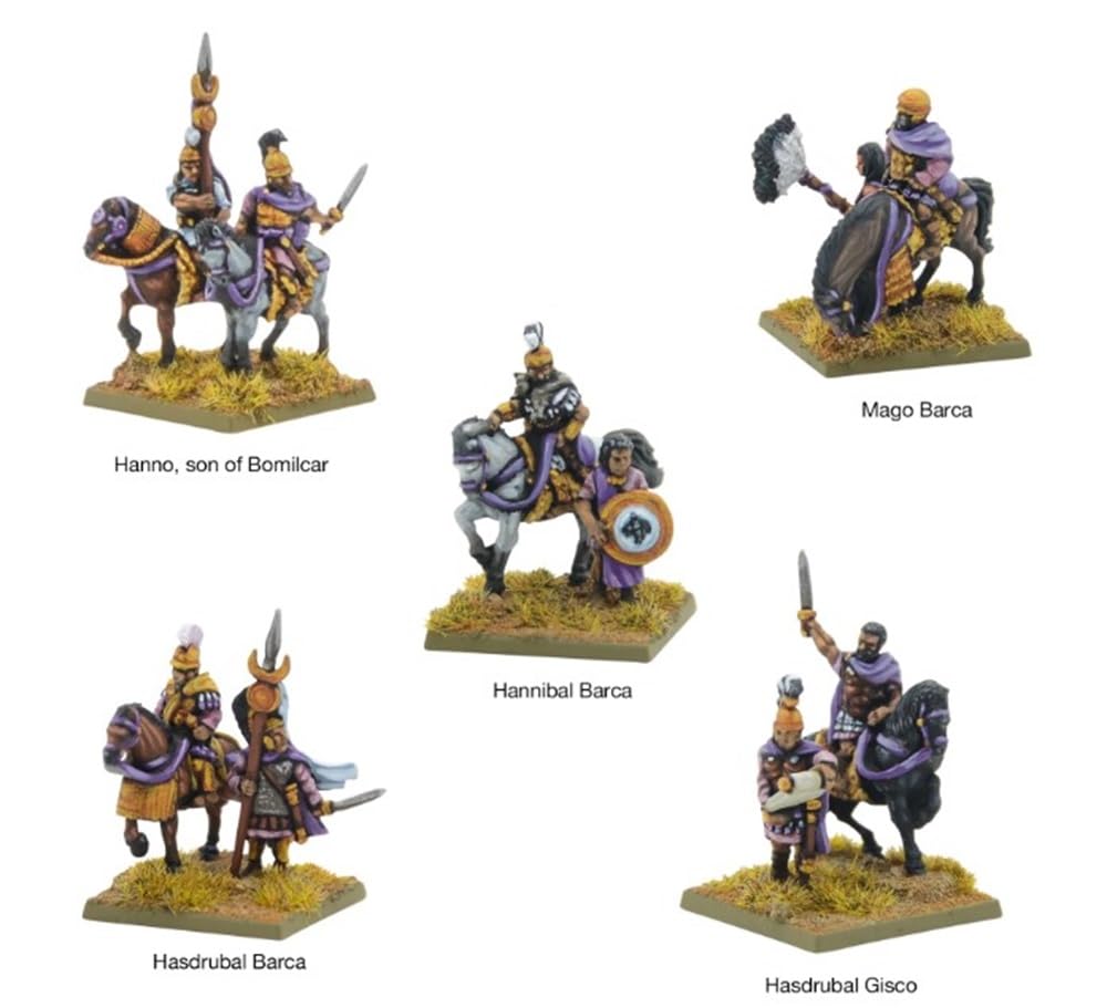 Warlord Games Carthaginian Commanders – Epic Scale Miniatures for Hail ...