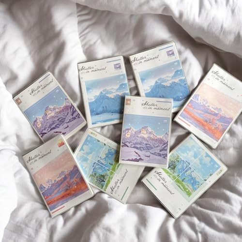 INKFLOW Scenic Pastel Notebook Set .Aesthetic A5 Hardcover Journals ...