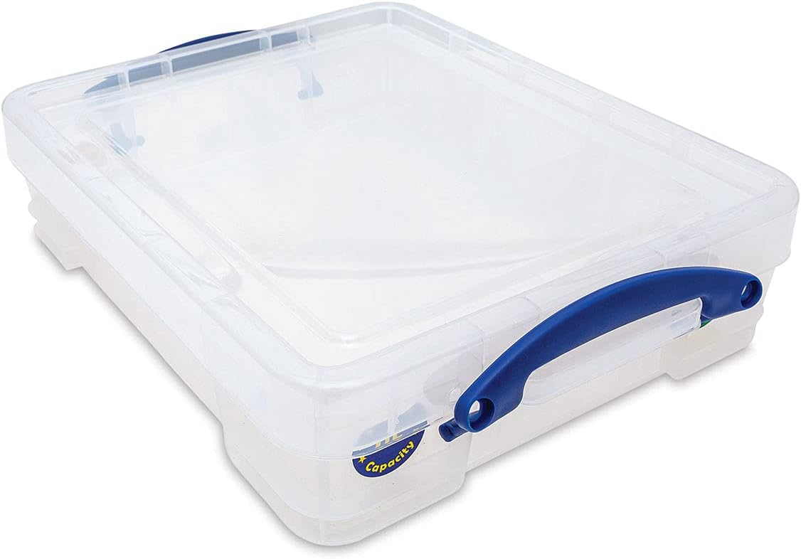 Amazon.com: Really Useful Box 0.7 Litre - Color: Clear : Office Products