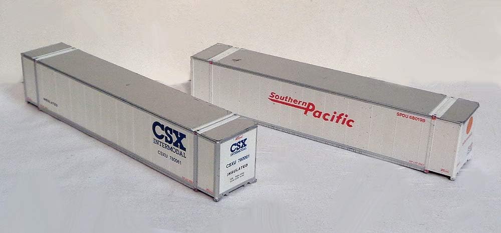 Amazon.com: HO Scale - 2 Shipping Containers for Trains Southern ...