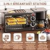 Amazon.com: Breakfast Station, Toaster with Frying Pan, Portable Oven ...