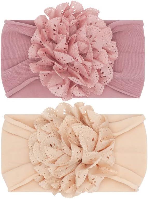 Amazon.com: Baby Bling Bows Newborn to Little Girls Hair Bow - EYELET ...