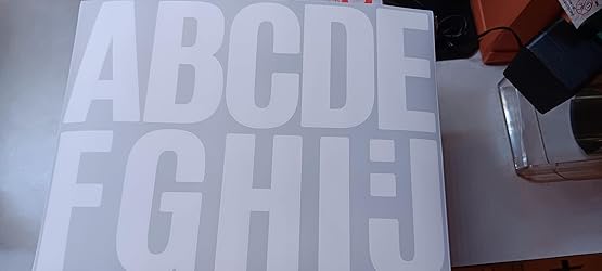 Amazon.com: 460 PCS 42 Sheets Large Gold Letter Stickers 4 Inch ...