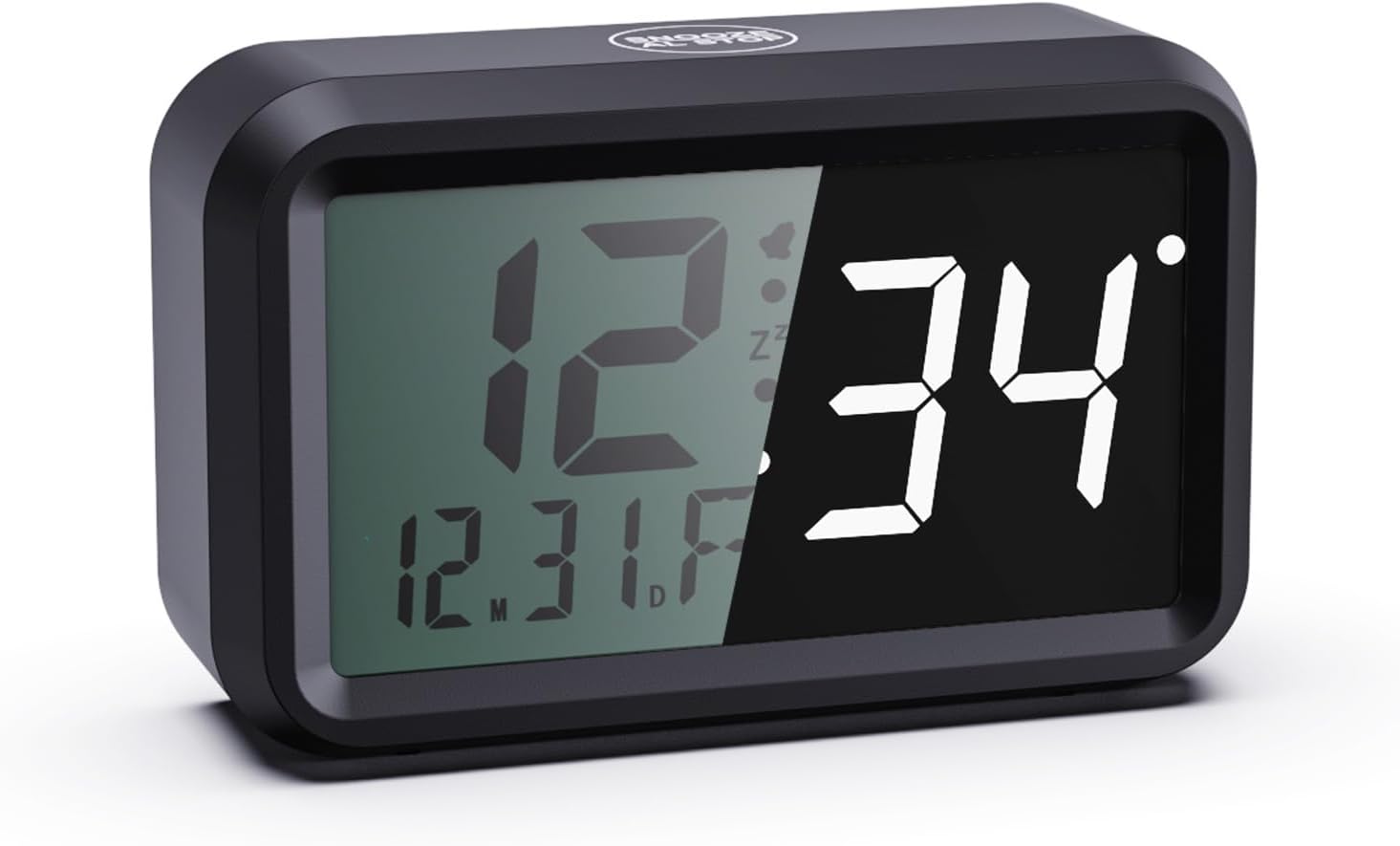Timegyro LED Digital Clock Battery Powered Bedroom Alarm Clock ...
